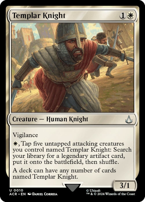 Building Around Templar Knight in Commander | Article by Abe Sargent